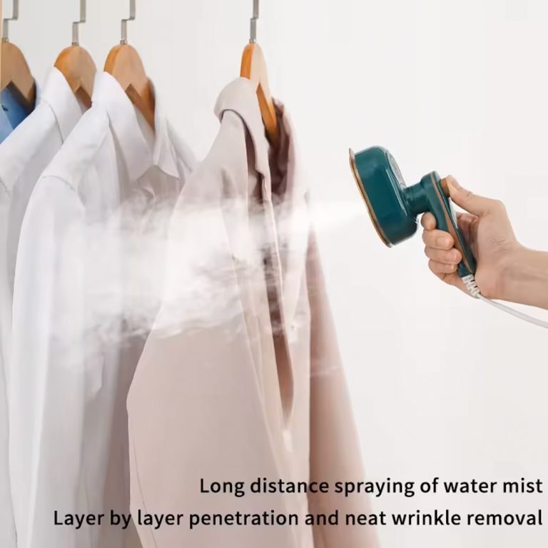 Portable Mini Steam Iron – 30W Travel Handheld Garment Steamer with Dry ...